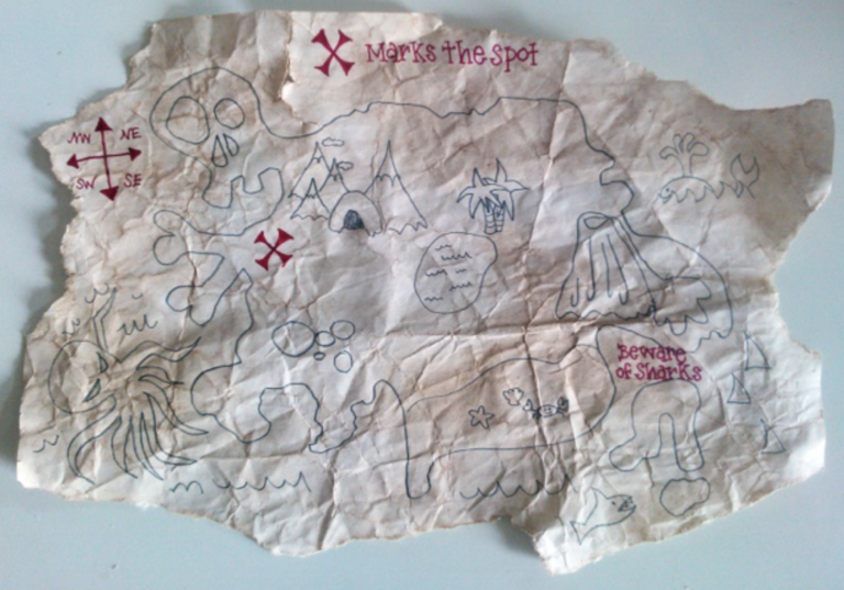 Pirate Party – Treasure Map – Cool it Art